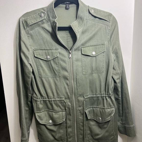 Express | Jackets & Coats | Express Army Green Jacket | Poshmark